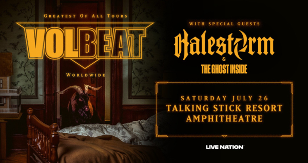 Volbeat + Halestorm at Talking Stick Resort Amphitheatre - Clicks From ...